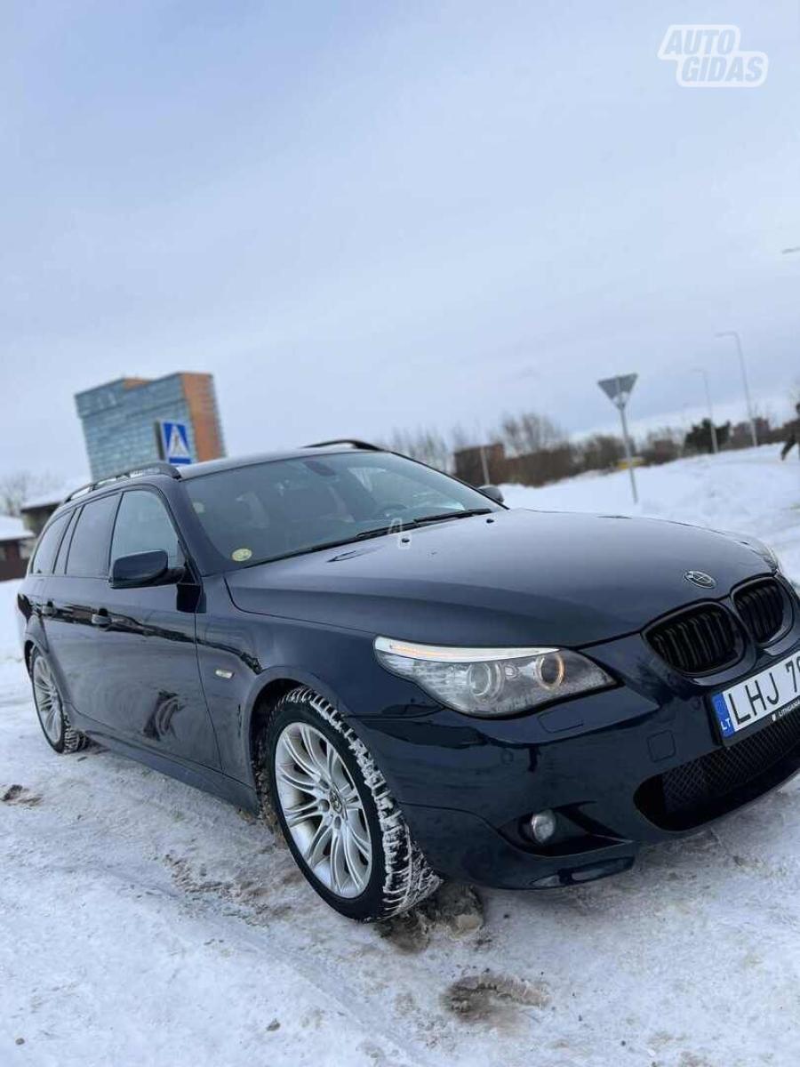 Blue BMW 530 2008 in Klaipeda, with an engine capacity of 3.00 L and mileage of 420 thousand km for 5500 €, photo 3 on AUTOMOTO.COM.LV
