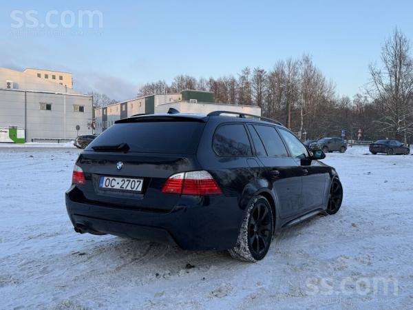 Blue BMW 530 2008 in Riga, with an engine capacity of 3.00 L and mileage of 330 thousand km for 6750 €, photo 4 on AUTOMOTO.COM.LV