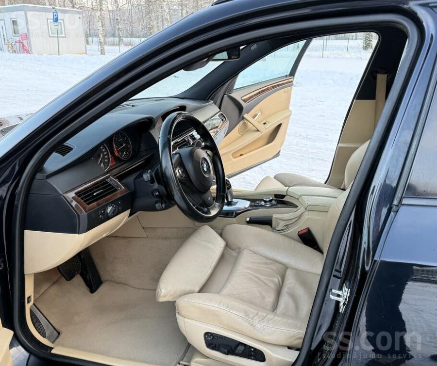 Zils BMW 530 2008 Rīga, ar dzinēja tilpumu 3.00 L un nobraukumu 330 tūkst. km par 6750 €, foto 11 vietnē AUTOMOTO.COM.LV