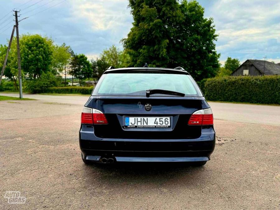 Blue BMW 530 2008 in Kaunas, with an engine capacity of 3.00 L and mileage of 366 thousand km for 3850 €, photo 3 on AUTOMOTO.COM.LV