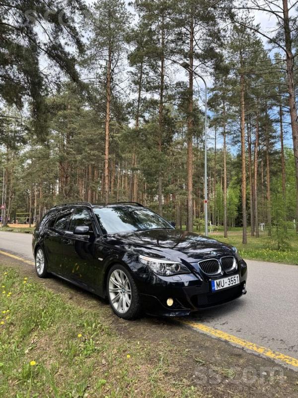 Blue BMW 530 2008 in Jekabpils, with an engine capacity of 3.00 L and mileage of 434 thousand km for 5550 €, photo 1 on AUTOMOTO.COM.LV
