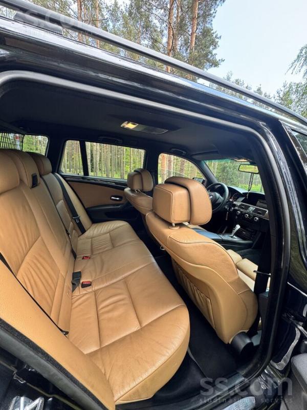 Blue BMW 530 2008 in Jekabpils, with an engine capacity of 3.00 L and mileage of 434 thousand km for 5550 €, photo 7 on AUTOMOTO.COM.LV