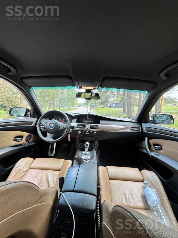 Blue BMW 530 2008 in Jekabpils, with an engine capacity of 3.00 L and mileage of 434 thousand km for 5550 €, photo 8 on AUTOMOTO.COM.LV