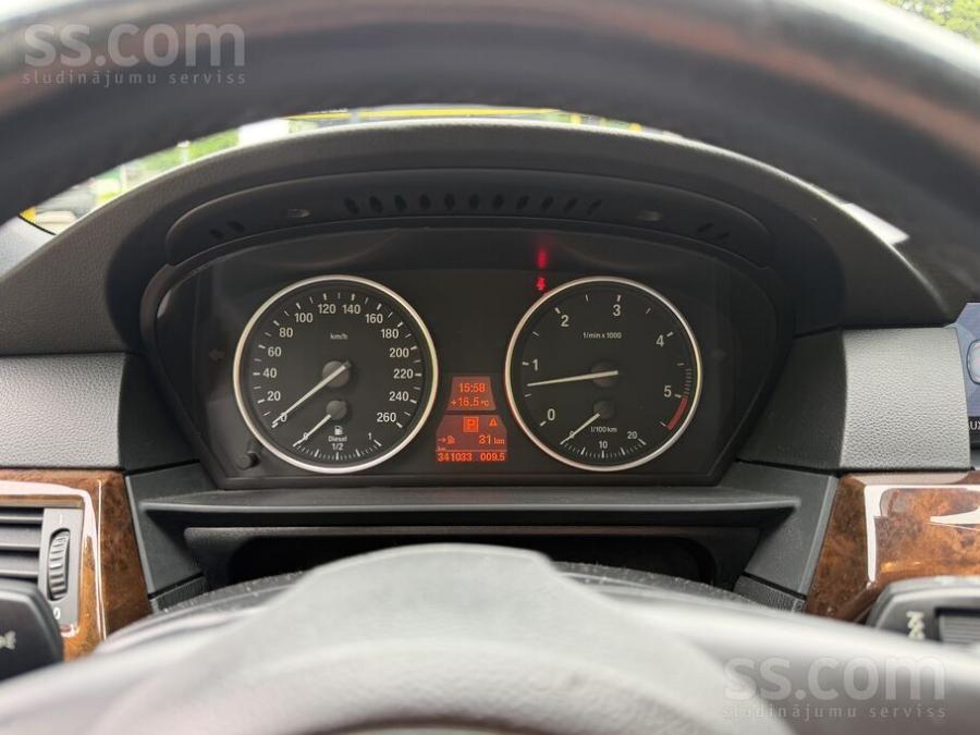 Zils BMW 530 2008 Rīga, ar dzinēja tilpumu 3.00 L un nobraukumu 336 tūkst. km par 5995 €, foto 10 vietnē AUTOMOTO.COM.LV