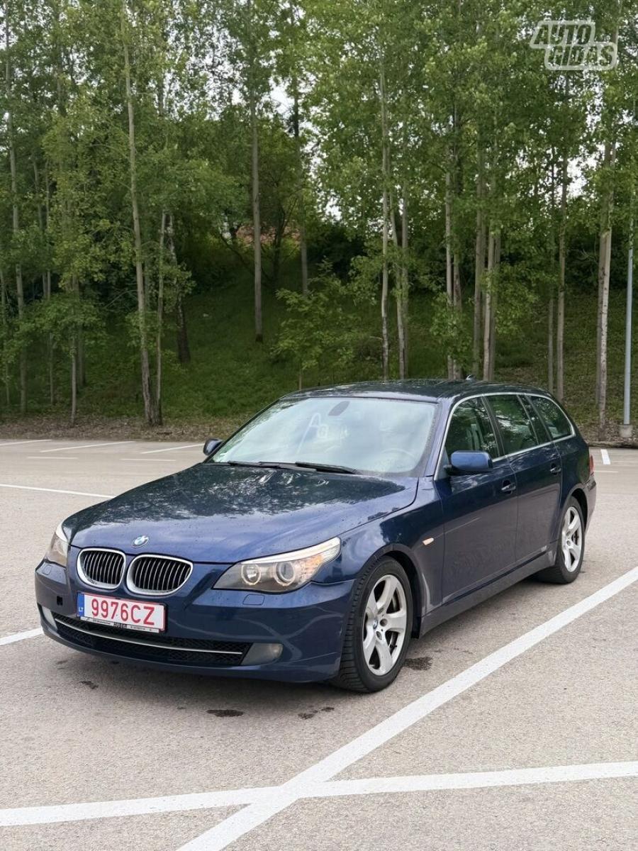 Blue BMW 530 2008 in Alytus, with an engine capacity of 3.00 L and mileage of 357 thousand km for 4000 €, photo 1 on AUTOMOTO.COM.LV