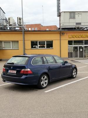 Blue BMW 530 2008 in Alytus, with an engine capacity of 3.00 L and mileage of 357 thousand km for 4000 €, photo 6 on AUTOMOTO.COM.LV