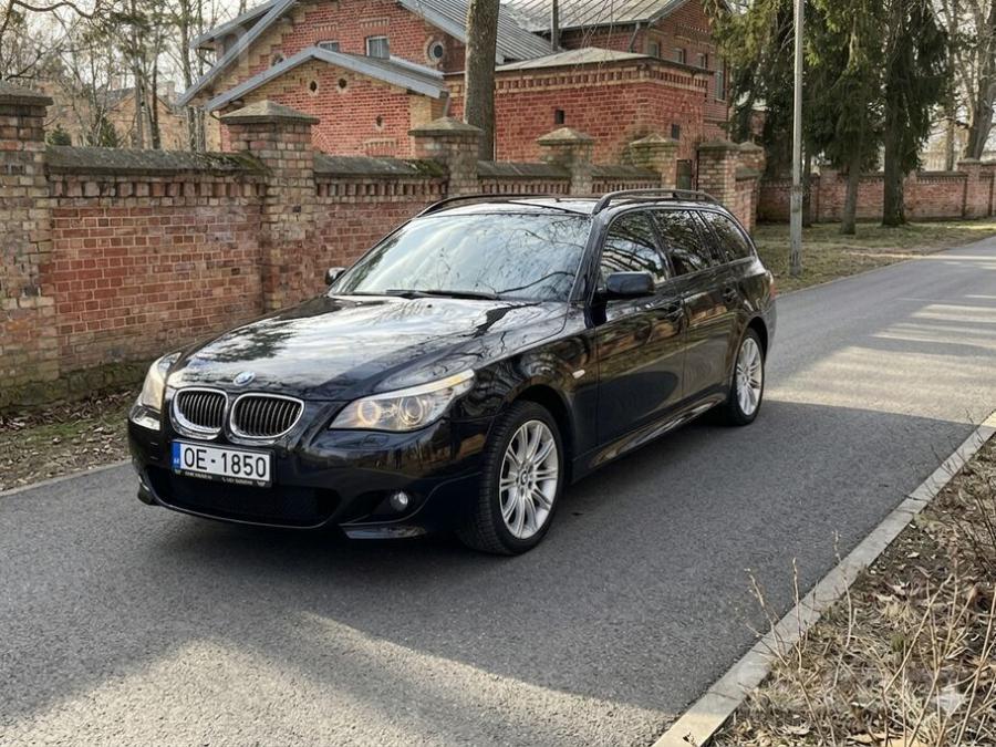 Blue BMW 530 2008 in Jelgava, with an engine capacity of 3.00 L and mileage of 0 thousand km for 6500 €, photo 1 on AUTOMOTO.COM.LV