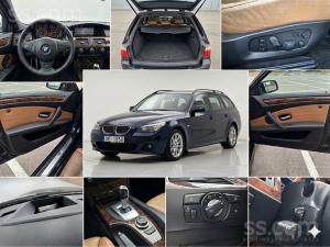 Blue BMW 530 2008 in Jelgava, with an engine capacity of 3.00 L and mileage of 0 thousand km for 6500 €, photo 9 on AUTOMOTO.COM.LV