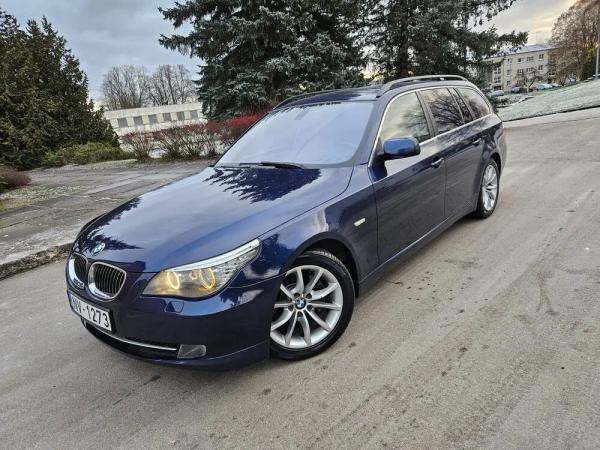 Blue BMW 530 2008 in Jekabpils, with an engine capacity of 3.00 L and mileage of 345 thousand km for 4990 €, photo 1 on AUTOMOTO.COM.LV
