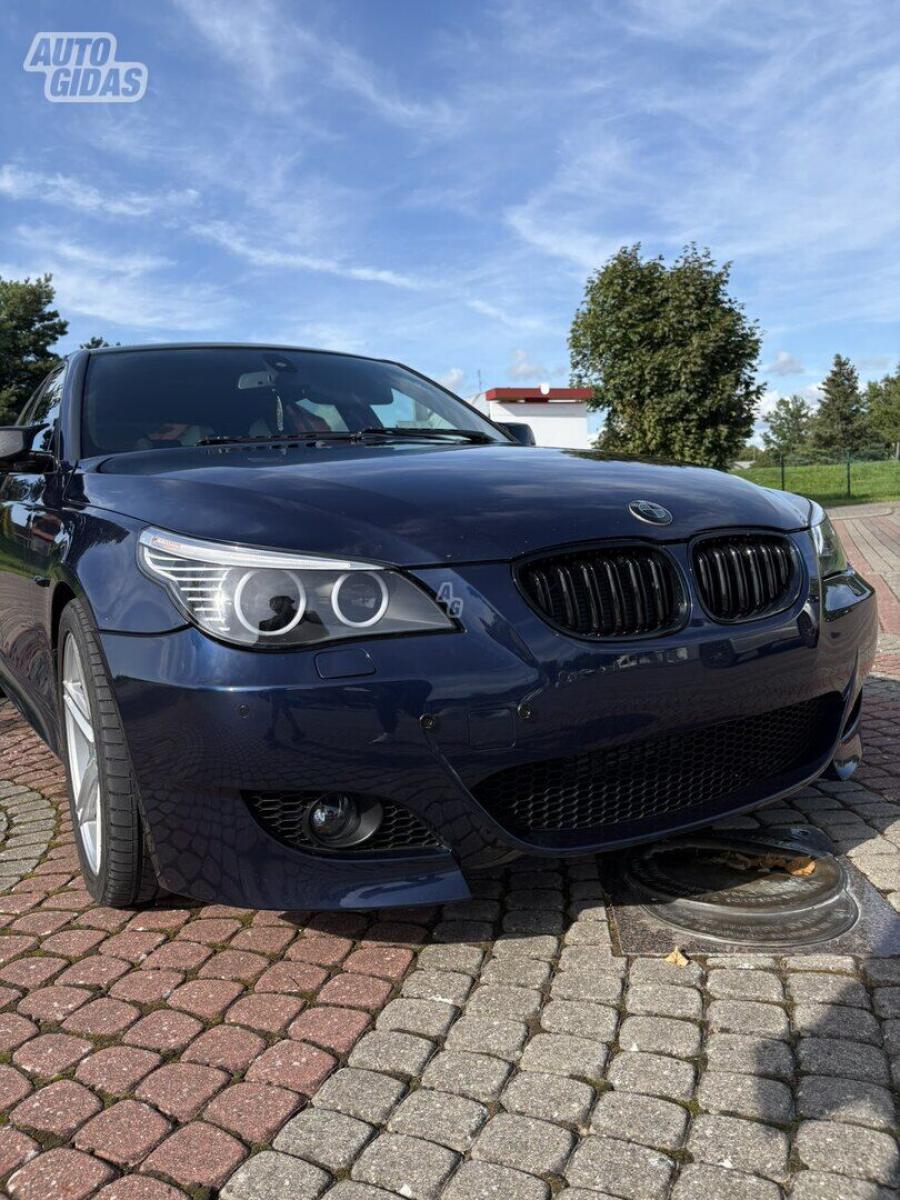 Blue BMW 530 2008 in Silute, with an engine capacity of 3.00 L and mileage of 395 thousand km for 5500 €, photo 5 on AUTOMOTO.COM.LV