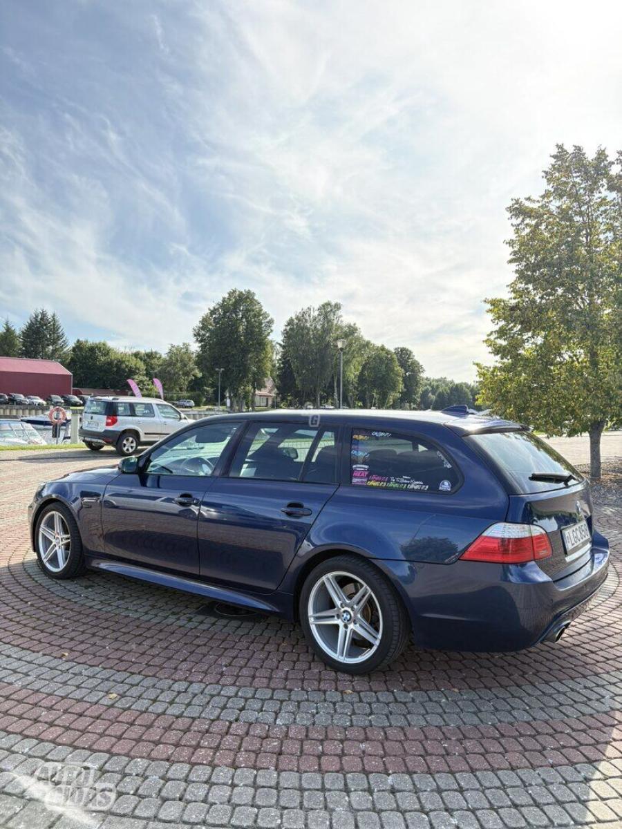 Blue BMW 530 2008 in Silute, with an engine capacity of 3.00 L and mileage of 395 thousand km for 5500 €, photo 9 on AUTOMOTO.COM.LV