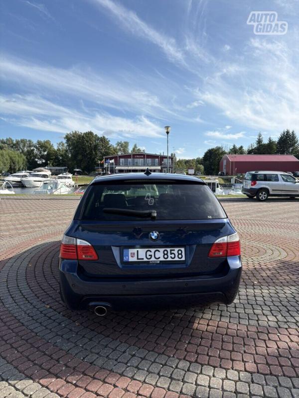 Blue BMW 530 2008 in Silute, with an engine capacity of 3.00 L and mileage of 395 thousand km for 5500 €, photo 9 on AUTOMOTO.COM.LV