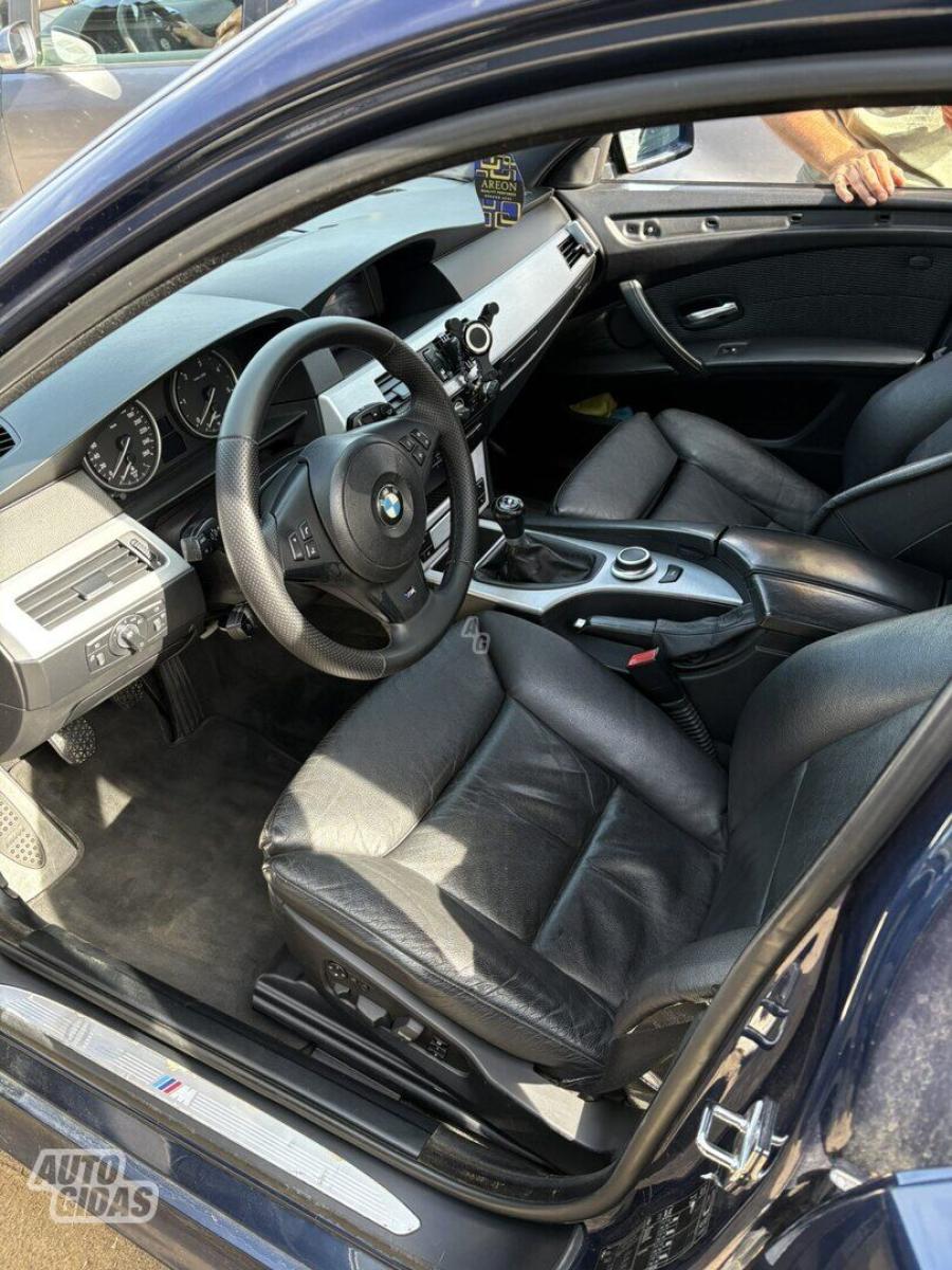 Blue BMW 530 2008 in Silute, with an engine capacity of 3.00 L and mileage of 395 thousand km for 5500 €, photo 22 on AUTOMOTO.COM.LV