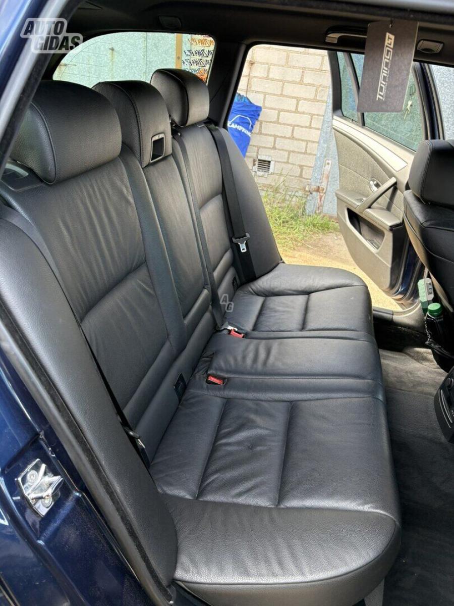 Blue BMW 530 2008 in Silute, with an engine capacity of 3.00 L and mileage of 395 thousand km for 5500 €, photo 24 on AUTOMOTO.COM.LV