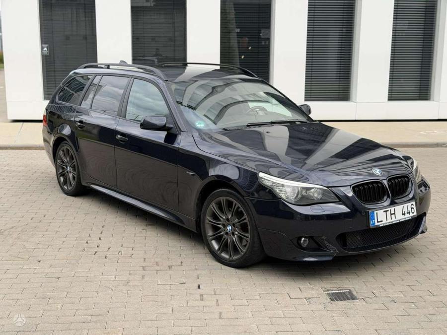 Blue BMW 530 2008 in Vilnius, with an engine capacity of 2.99 L and mileage of 330 thousand km for 5250 €, photo 1 on AUTOMOTO.COM.LV
