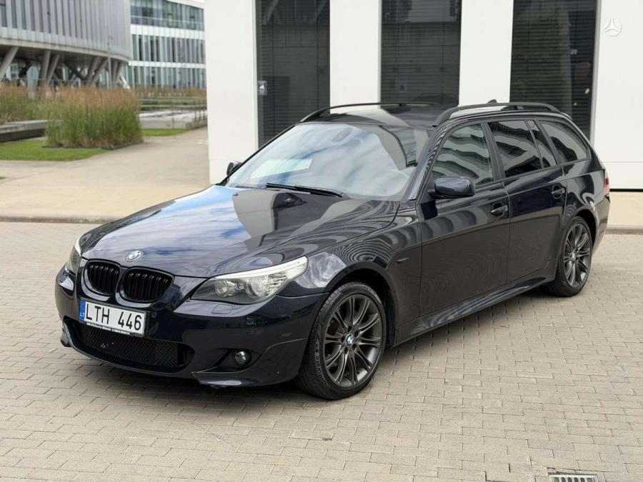 Blue BMW 530 2008 in Vilnius, with an engine capacity of 2.99 L and mileage of 330 thousand km for 5250 €, photo 3 on AUTOMOTO.COM.LV
