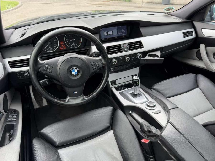 Blue BMW 530 2008 in Vilnius, with an engine capacity of 2.99 L and mileage of 330 thousand km for 5250 €, photo 10 on AUTOMOTO.COM.LV