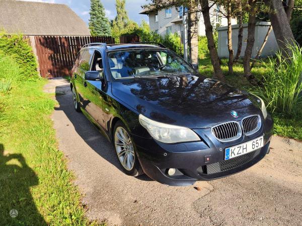 Blue BMW 530 2008 in Kaunas, with an engine capacity of 2.99 L and mileage of 384 thousand km for 6700 €, photo 3 on AUTOMOTO.COM.LV