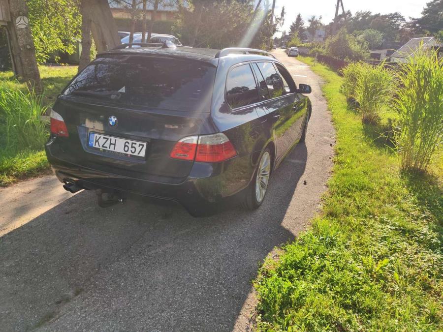 Blue BMW 530 2008 in Kaunas, with an engine capacity of 2.99 L and mileage of 384 thousand km for 6700 €, photo 6 on AUTOMOTO.COM.LV
