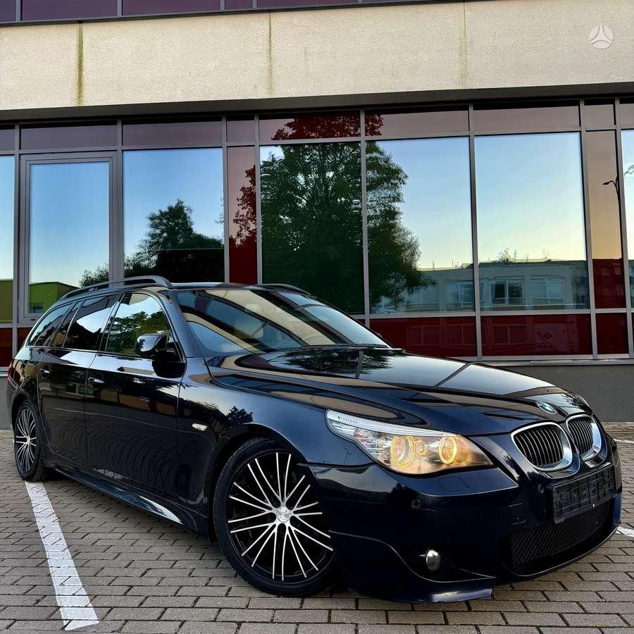 Blue BMW 530 2008 in Kaisiadorys, with an engine capacity of 2.99 L and mileage of 313 thousand km for 4850 €, photo 5 on AUTOMOTO.COM.LV