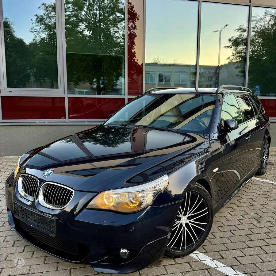 Blue BMW 530 2008 in Kaisiadorys, with an engine capacity of 2.99 L and mileage of 313 thousand km for 4850 €, photo 6 on AUTOMOTO.COM.LV