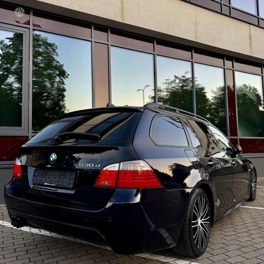 Blue BMW 530 2008 in Kaisiadorys, with an engine capacity of 2.99 L and mileage of 313 thousand km for 4850 €, photo 8 on AUTOMOTO.COM.LV