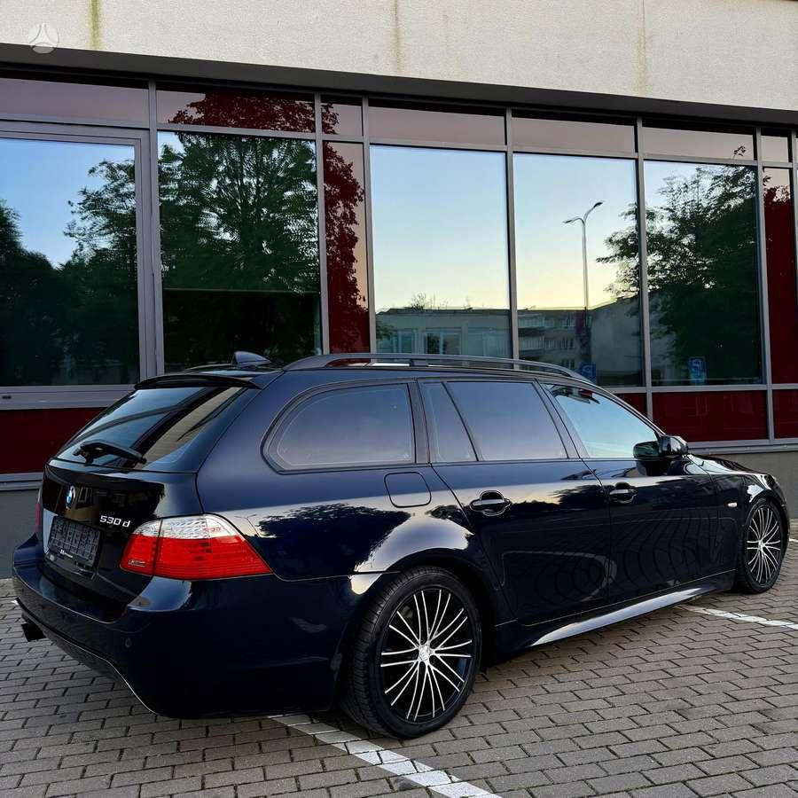 Blue BMW 530 2008 in Kaisiadorys, with an engine capacity of 2.99 L and mileage of 313 thousand km for 4850 €, photo 9 on AUTOMOTO.COM.LV