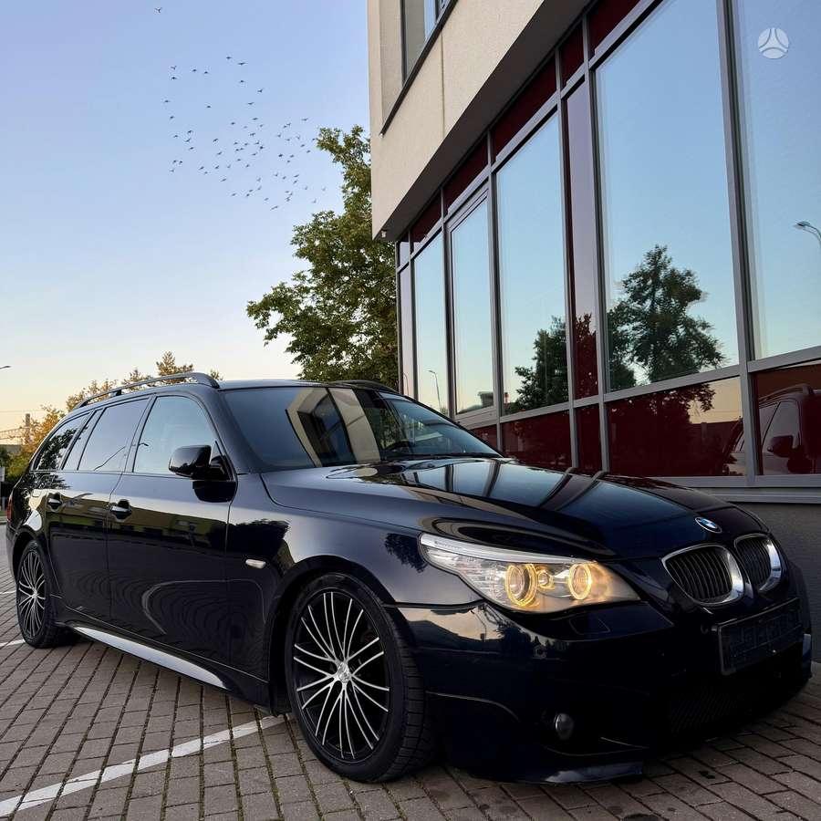 Blue BMW 530 2008 in Kaisiadorys, with an engine capacity of 2.99 L and mileage of 313 thousand km for 4850 €, photo 10 on AUTOMOTO.COM.LV