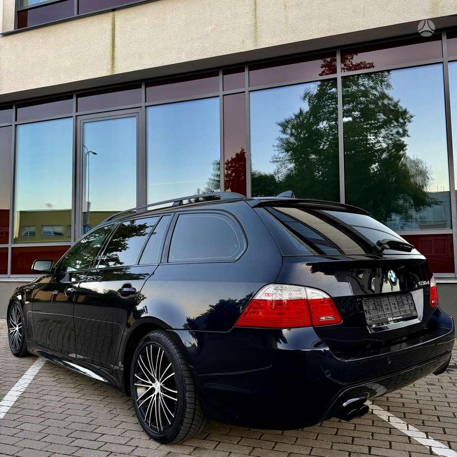 Blue BMW 530 2008 in Kaisiadorys, with an engine capacity of 2.99 L and mileage of 313 thousand km for 4850 €, photo 12 on AUTOMOTO.COM.LV