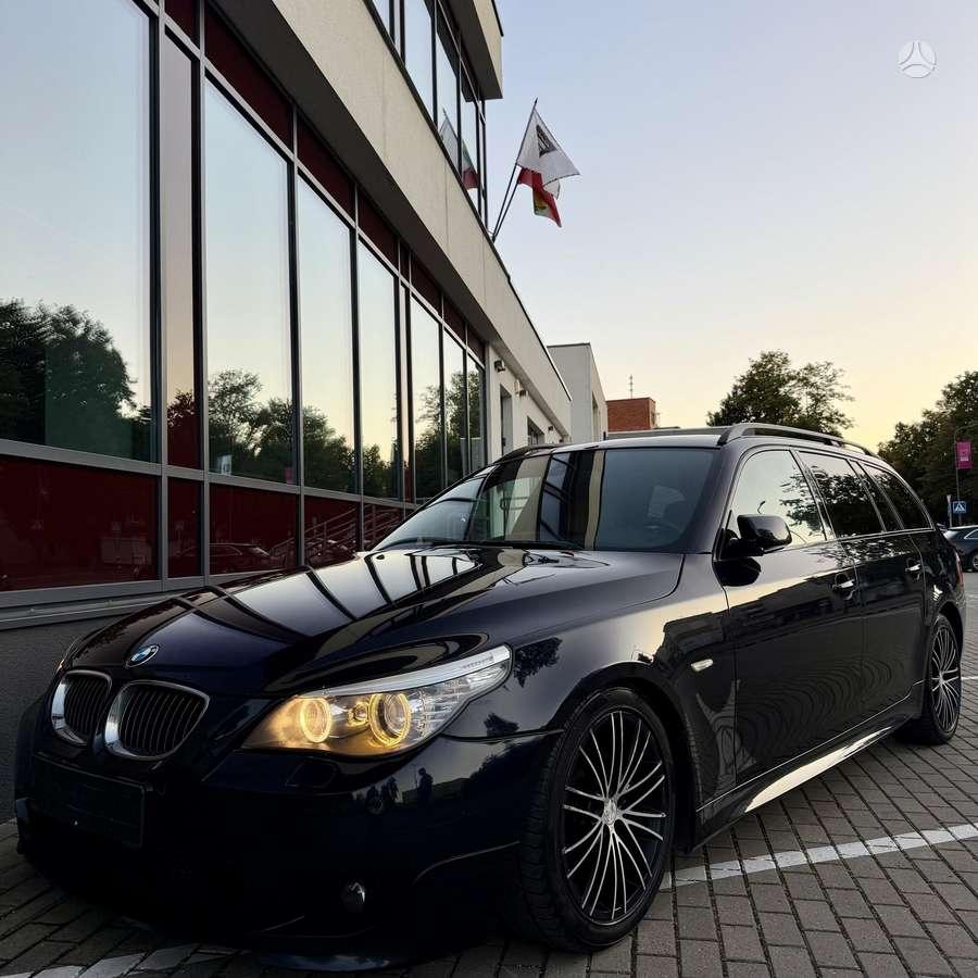 Blue BMW 530 2008 in Kaisiadorys, with an engine capacity of 2.99 L and mileage of 313 thousand km for 4850 €, photo 15 on AUTOMOTO.COM.LV