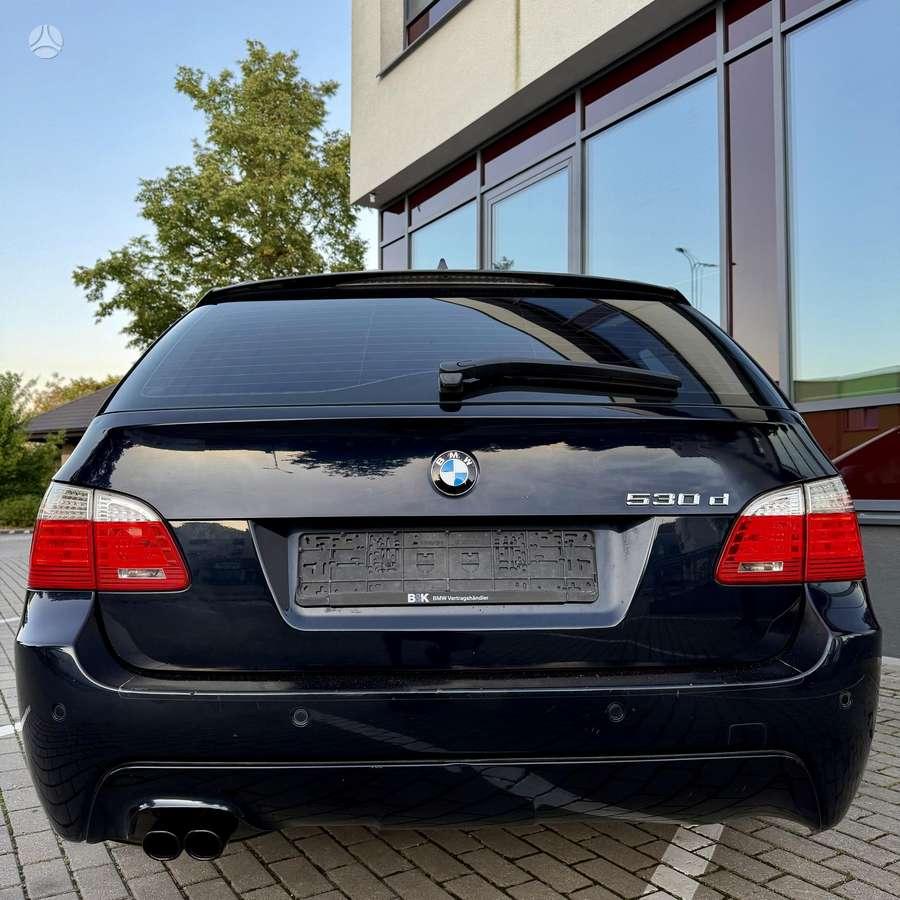Blue BMW 530 2008 in Kaisiadorys, with an engine capacity of 2.99 L and mileage of 313 thousand km for 4850 €, photo 17 on AUTOMOTO.COM.LV