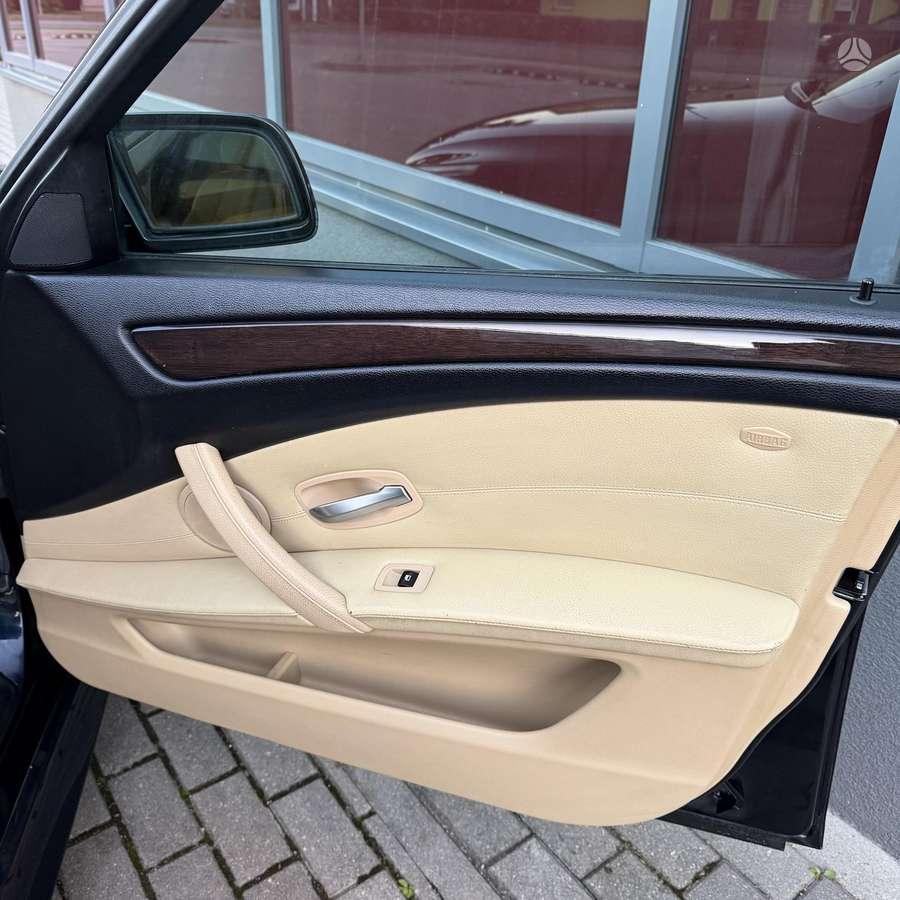 Blue BMW 530 2008 in Kaisiadorys, with an engine capacity of 2.99 L and mileage of 313 thousand km for 4850 €, photo 25 on AUTOMOTO.COM.LV