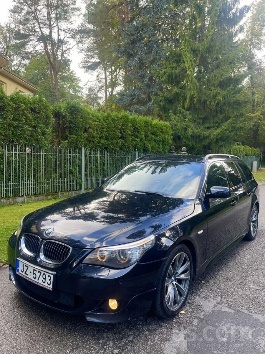 Blue BMW 530 2008 in Riga, with an engine capacity of 3.00 L and mileage of 420 thousand km for 4790 €, photo 1 on AUTOMOTO.COM.LV