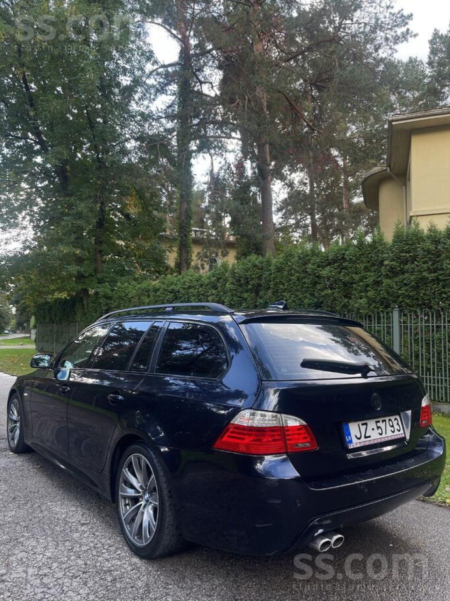 Blue BMW 530 2008 in Riga, with an engine capacity of 3.00 L and mileage of 420 thousand km for 4790 €, photo 3 on AUTOMOTO.COM.LV