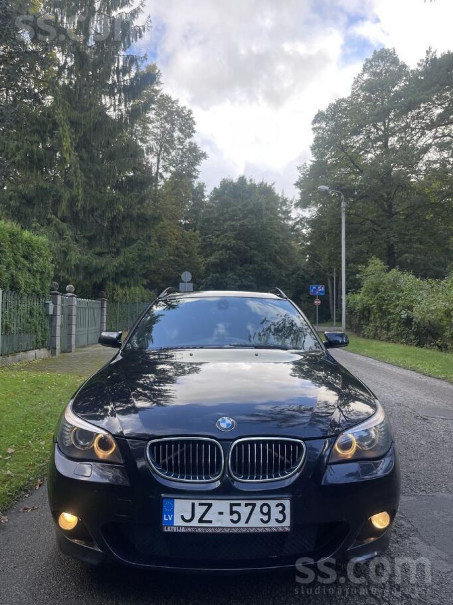 Blue BMW 530 2008 in Riga, with an engine capacity of 3.00 L and mileage of 420 thousand km for 4790 €, photo 4 on AUTOMOTO.COM.LV