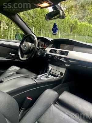 Blue BMW 530 2008 in Riga, with an engine capacity of 3.00 L and mileage of 420 thousand km for 4790 €, photo 10 on AUTOMOTO.COM.LV