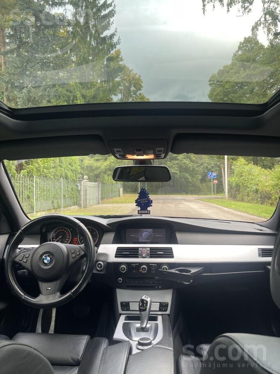 Blue BMW 530 2008 in Riga, with an engine capacity of 3.00 L and mileage of 420 thousand km for 4790 €, photo 11 on AUTOMOTO.COM.LV