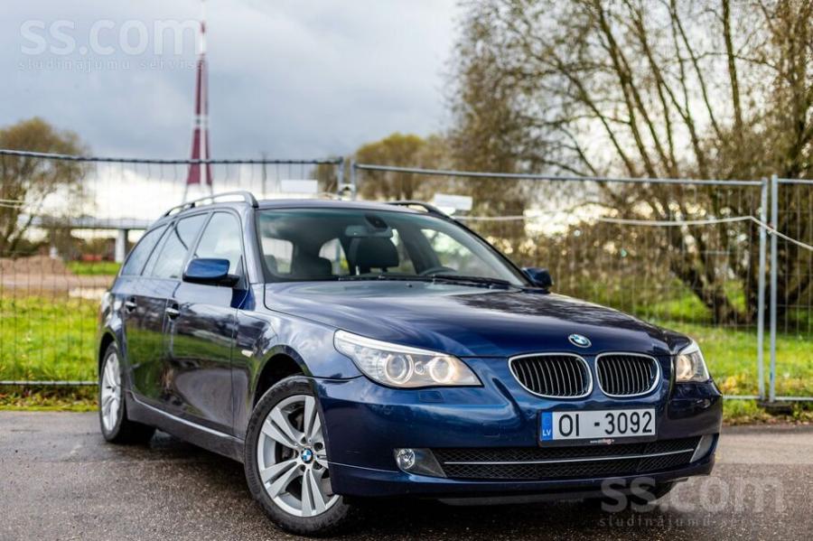 Blue BMW 530 2009 in Riga, with an engine capacity of 3.00 L and mileage of 342 thousand km for 6690 €, photo 2 on AUTOMOTO.COM.LV