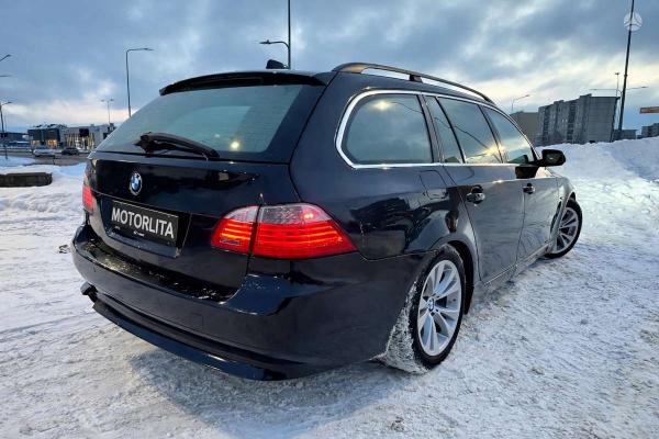 Blue BMW 530 2009 in Vilnius, with an engine capacity of 2.99 L and mileage of 420 thousand km for 2999 €, photo 3 on AUTOMOTO.COM.LV