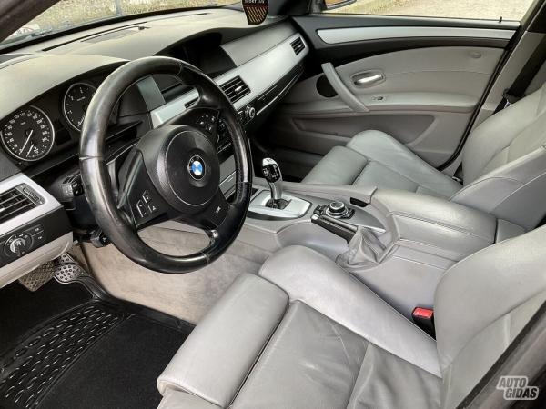 Blue BMW 530 2009 in Kaunas, with an engine capacity of 3.00 L and mileage of 322 thousand km for 4850 €, photo 5 on AUTOMOTO.COM.LV
