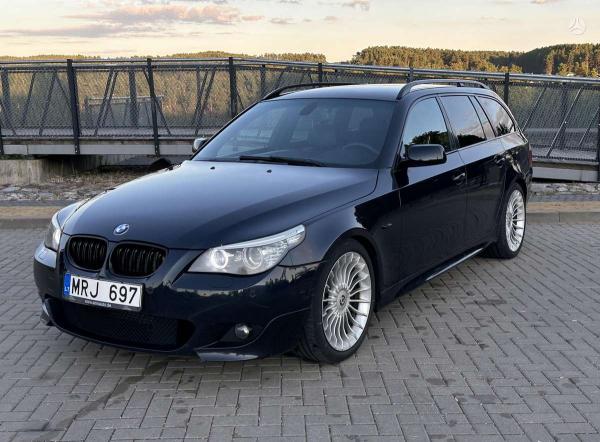 Blue BMW 530 2009 in Anyksciai, with an engine capacity of 2.99 L and mileage of 316 thousand km for 6500 €, photo 3 on AUTOMOTO.COM.LV