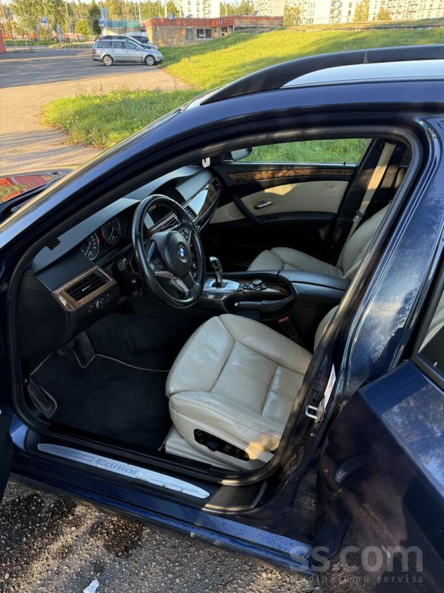 Zils BMW 530 2009 Rīga, ar dzinēja tilpumu 3.00 L un nobraukumu 304 tūkst. km par 5800 €, foto 6 vietnē AUTOMOTO.COM.LV