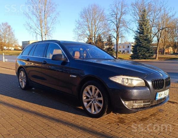 Blue BMW 530 2010 in Madona, with an engine capacity of 3.00 L and mileage of 354 thousand km for 10300 €, photo 2 on AUTOMOTO.COM.LV