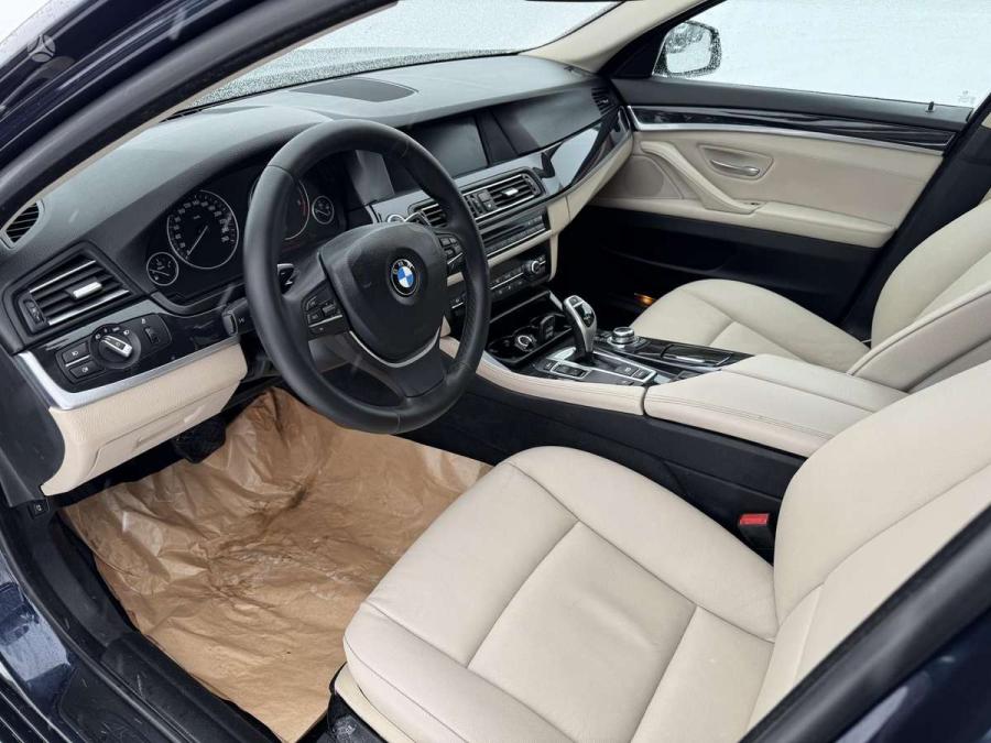 Blue BMW 530 2011 in Telschi, with an engine capacity of 2.99 L and mileage of 246 thousand km for 7499 €, photo 13 on AUTOMOTO.COM.LV