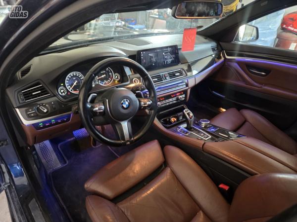 Blue BMW 530 2011 in Moletai, with an engine capacity of 3.00 L and mileage of 450 thousand km for 8900 €, photo 7 on AUTOMOTO.COM.LV
