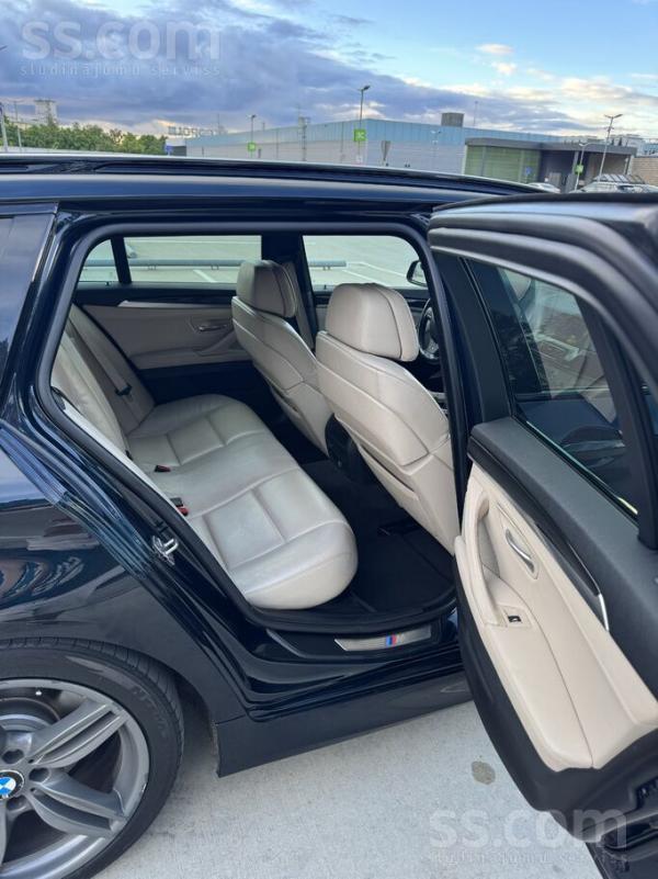 Blue BMW 530 2011 in Riga, with an engine capacity of 3.00 L and mileage of 335 thousand km for 8950 €, photo 7 on AUTOMOTO.COM.LV