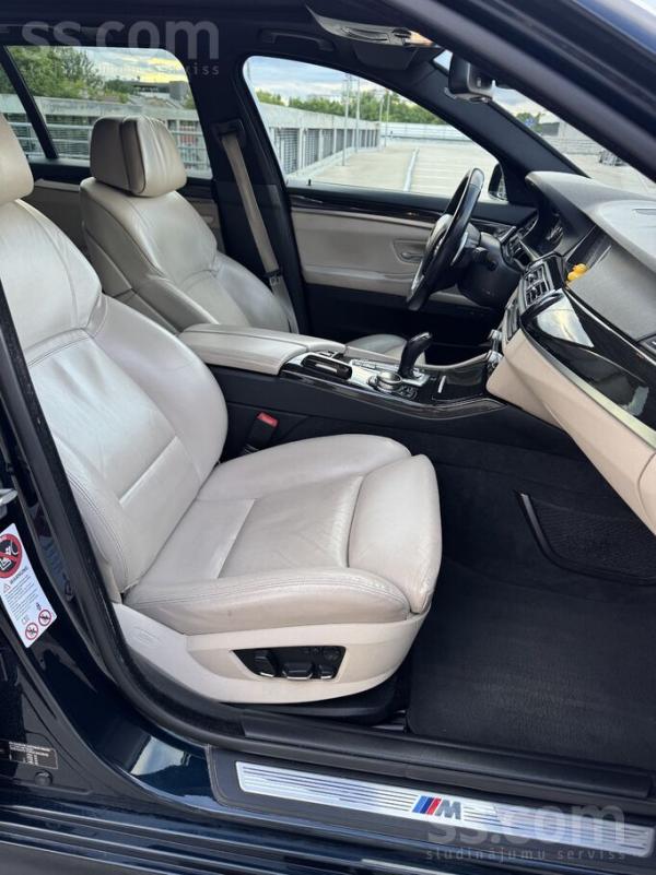 Blue BMW 530 2011 in Riga, with an engine capacity of 3.00 L and mileage of 335 thousand km for 8950 €, photo 8 on AUTOMOTO.COM.LV