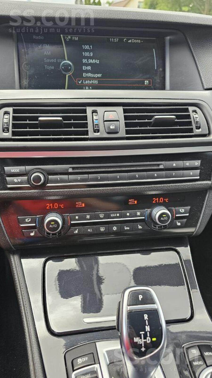 Zils BMW 530 2011 Cēsis, ar dzinēja tilpumu 3.00 L un nobraukumu 390 tūkst. km par 8700 €, foto 13 vietnē AUTOMOTO.COM.LV