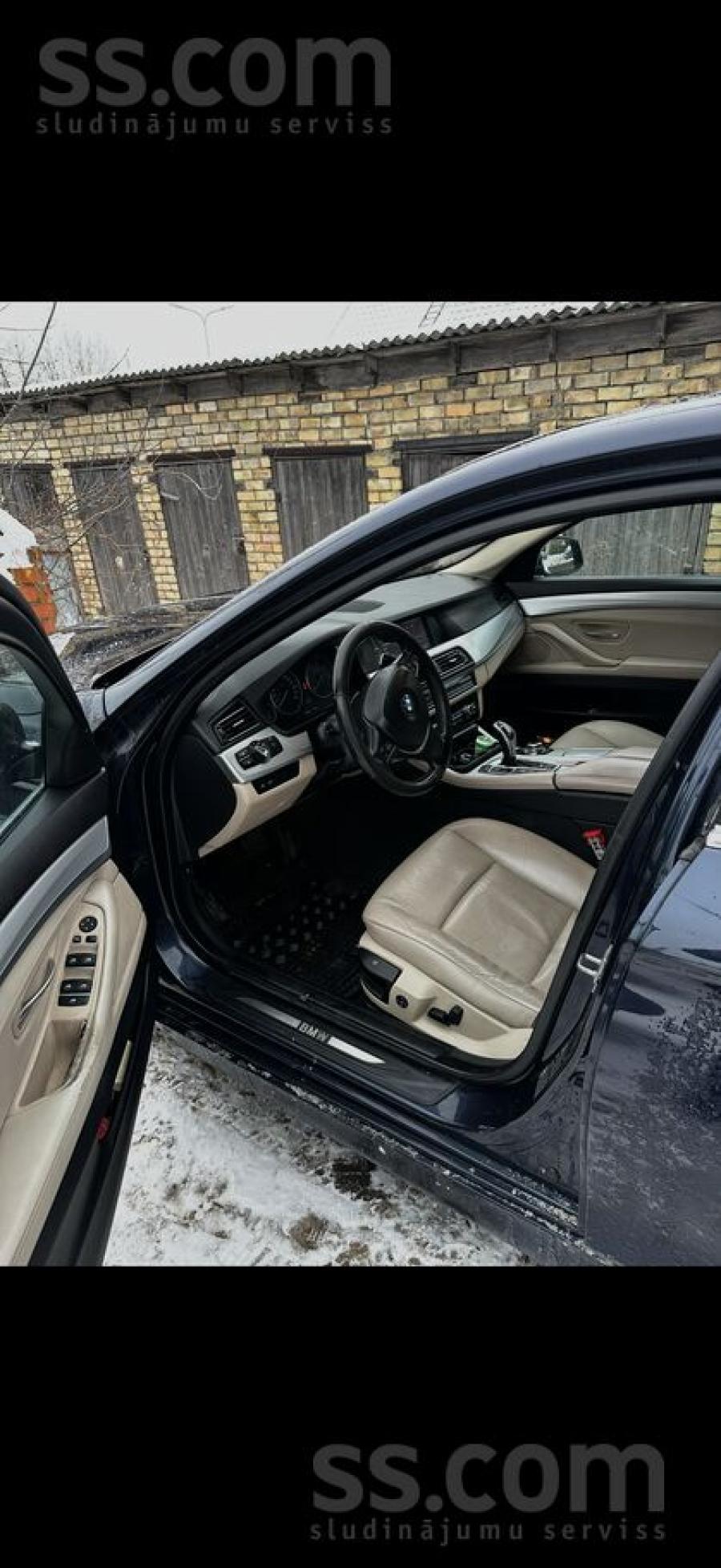 Blue BMW 530 2011 in Jelgava, with an engine capacity of 3.00 L and mileage of 393 thousand km for 5150 €, photo 7 on AUTOMOTO.COM.LV