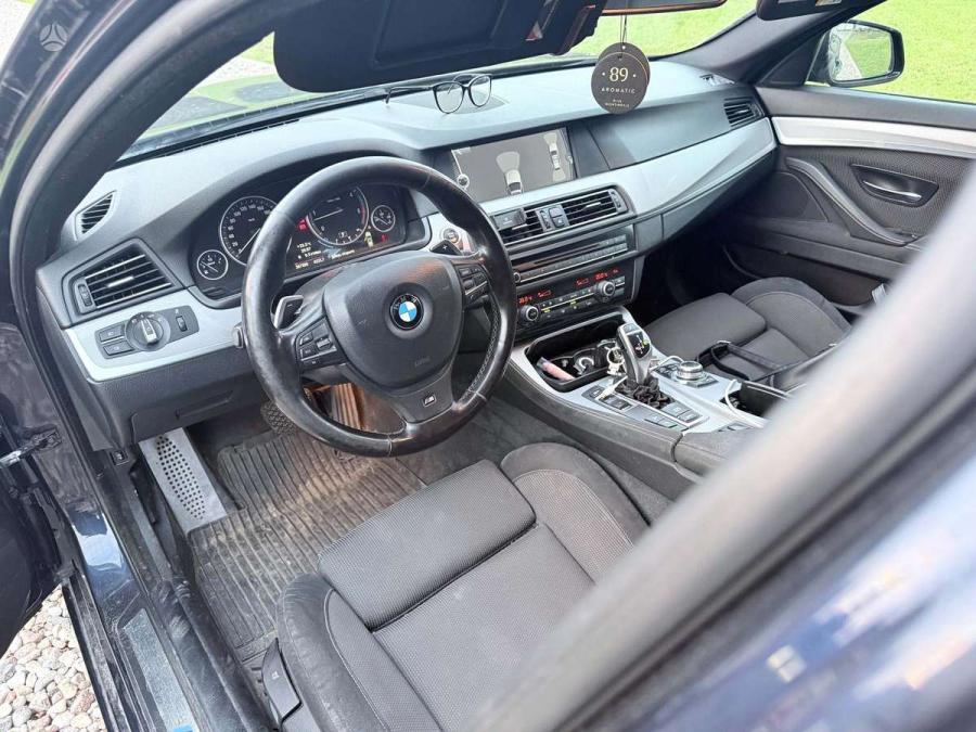 Blue BMW 530 2011 in Vilnius, with an engine capacity of 2.99 L and mileage of 368 thousand km for 7250 €, photo 7 on AUTOMOTO.COM.LV